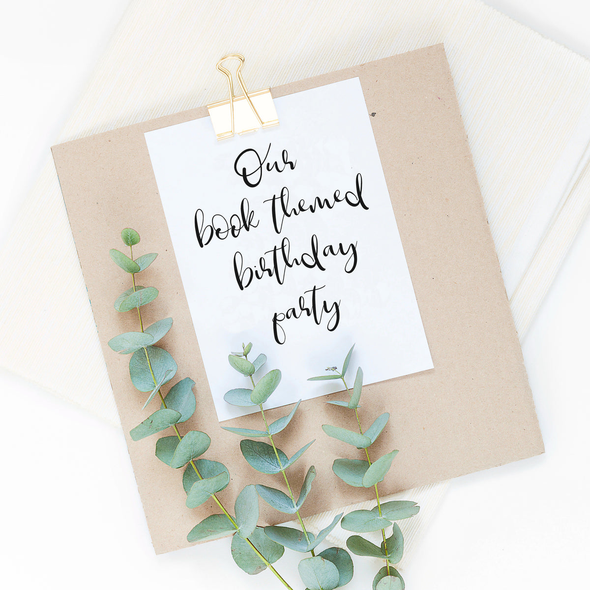 Our Book Themed Birthday Party — Bookishly