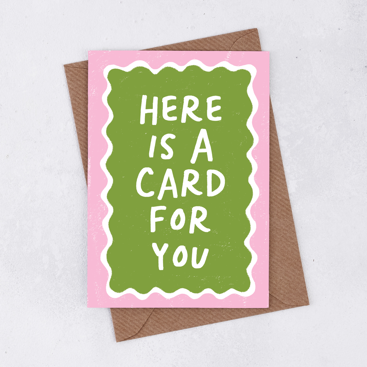 Here is a card for you - Funny Greetings Card — Bookishly