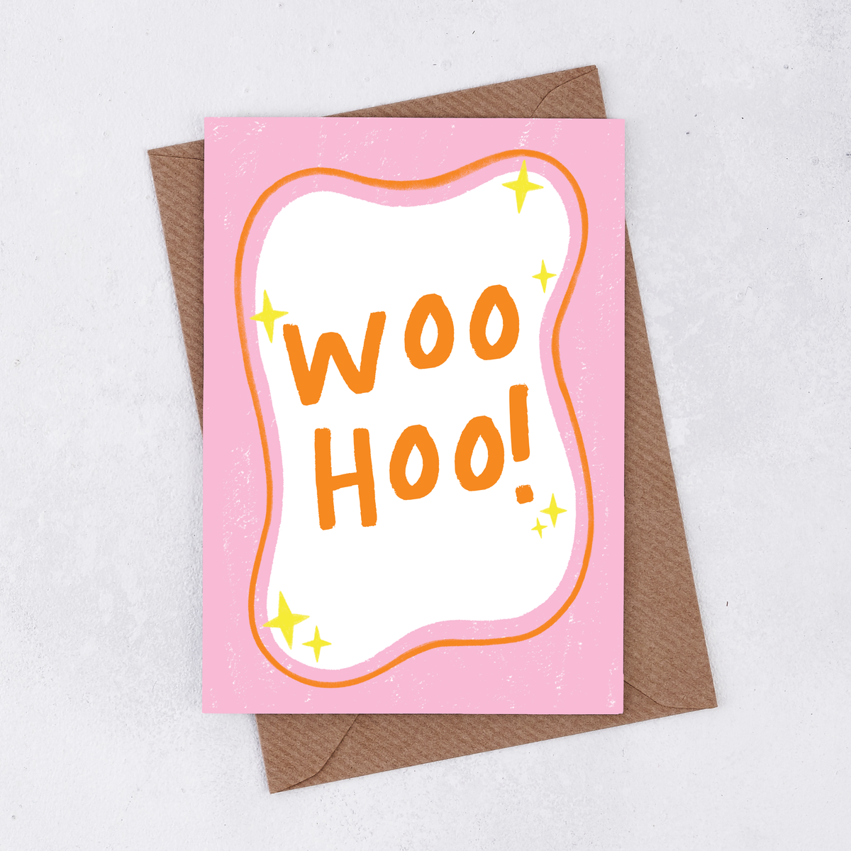 'Woo Hoo' - Greetings Card — Bookishly