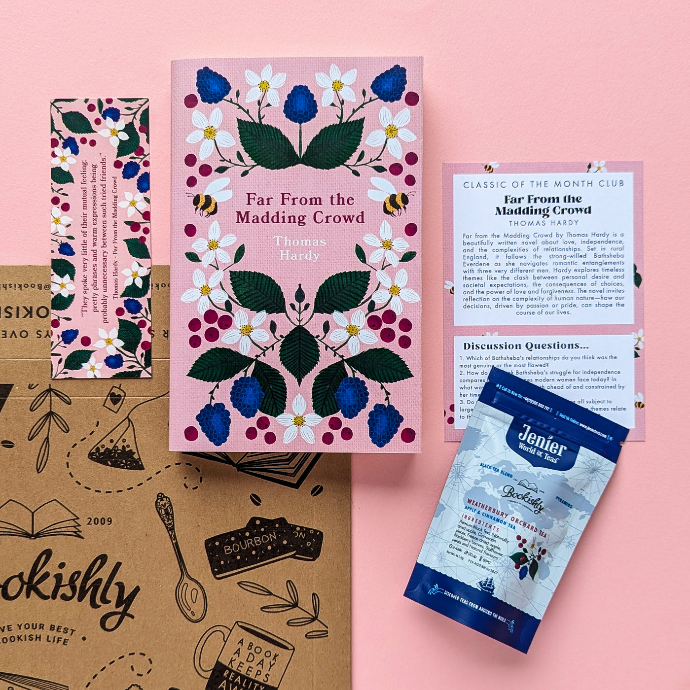 Classic Book Subscription Gift – Monthly Literary Box with Tea or ...