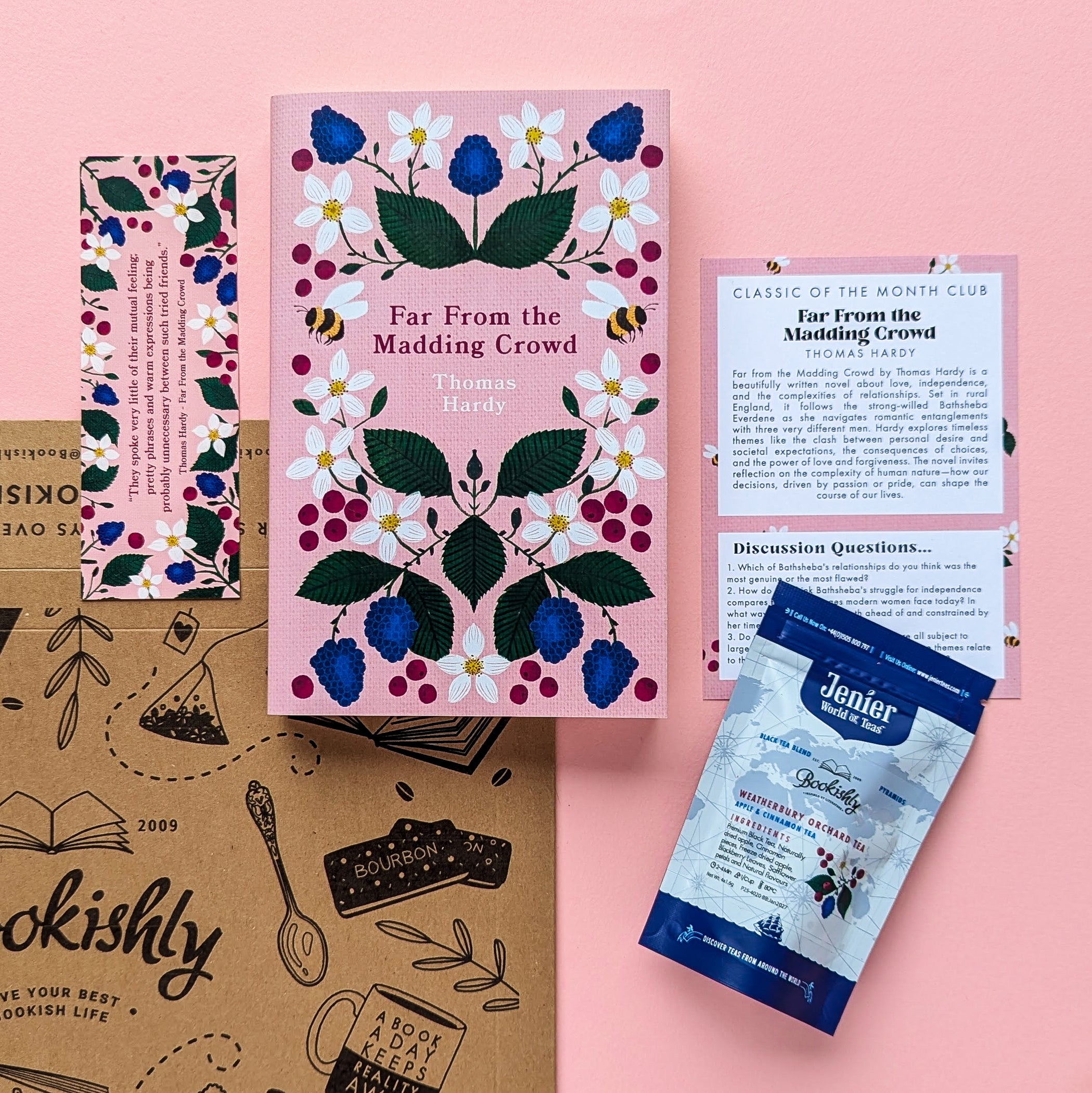 Classic Book Subscription Gift – Monthly Literary Box with Tea or ...