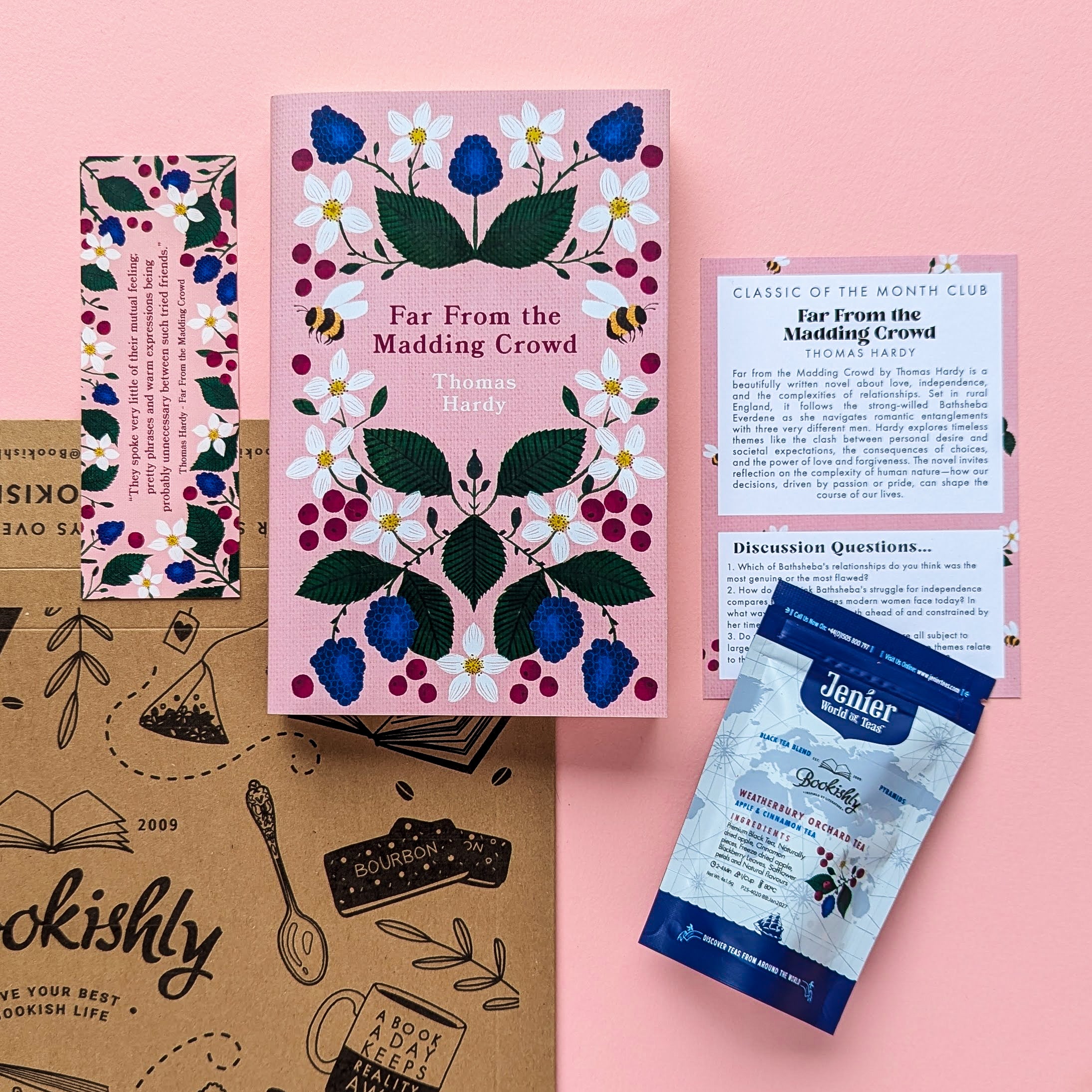 Classic Book Subscription Gift – Monthly Literary Box with Tea or ...