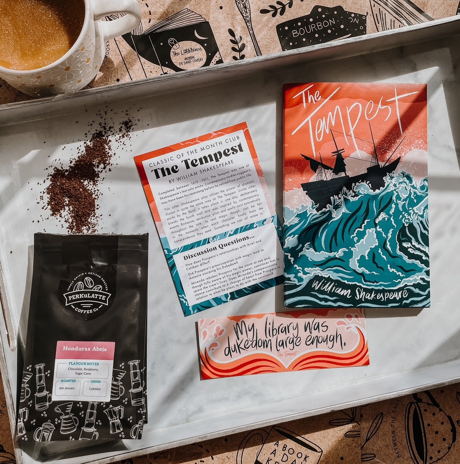 Classic Book Subscription Gift – Monthly Literary Box with Tea or ...