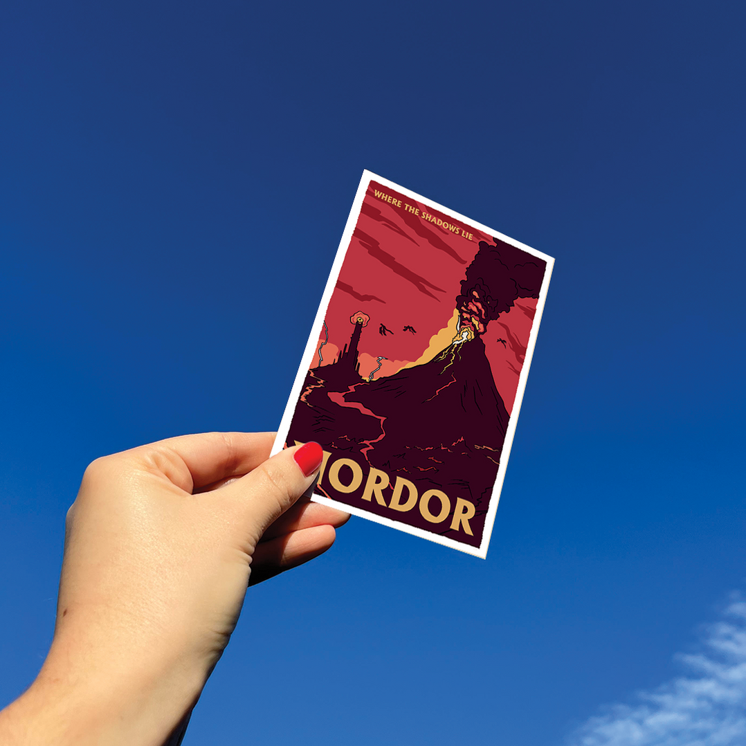 Fictional Travel Poster Postcard Set | Pack of Six — Bookishly