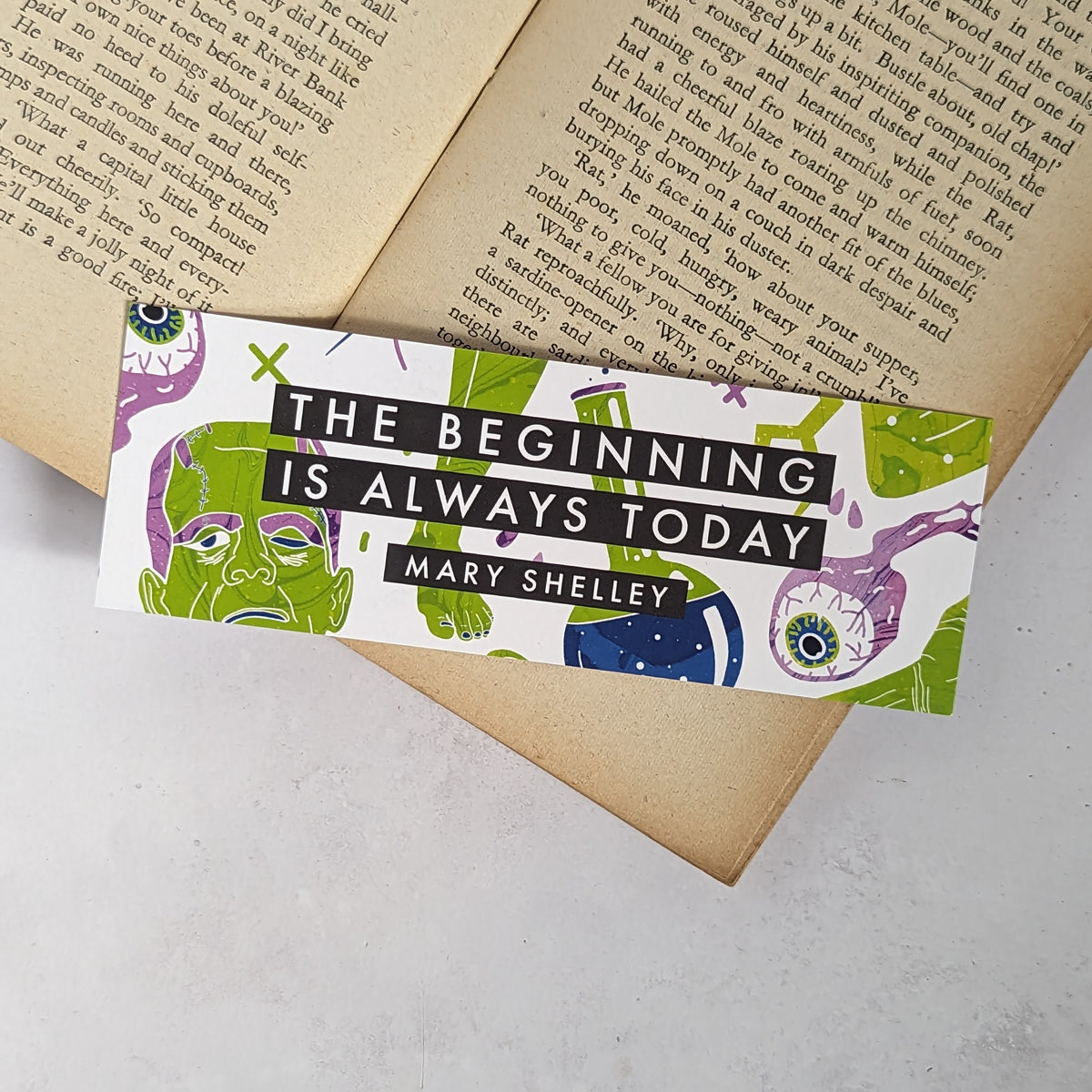 Frankenstein Illustrated Bookmark — Bookishly
