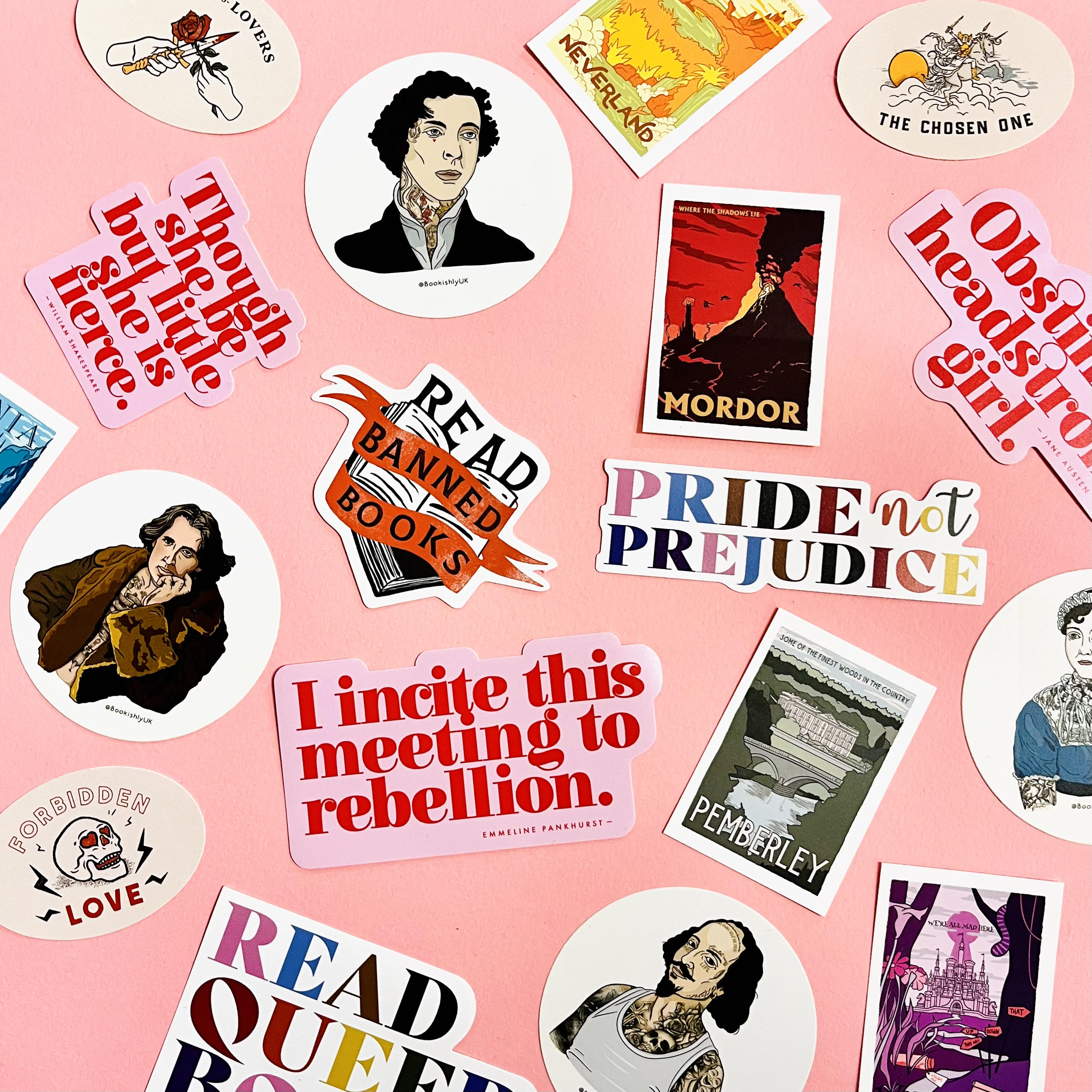 Bookish Sticker Bundle - Pack of 5, 10 or 20 — Bookishly