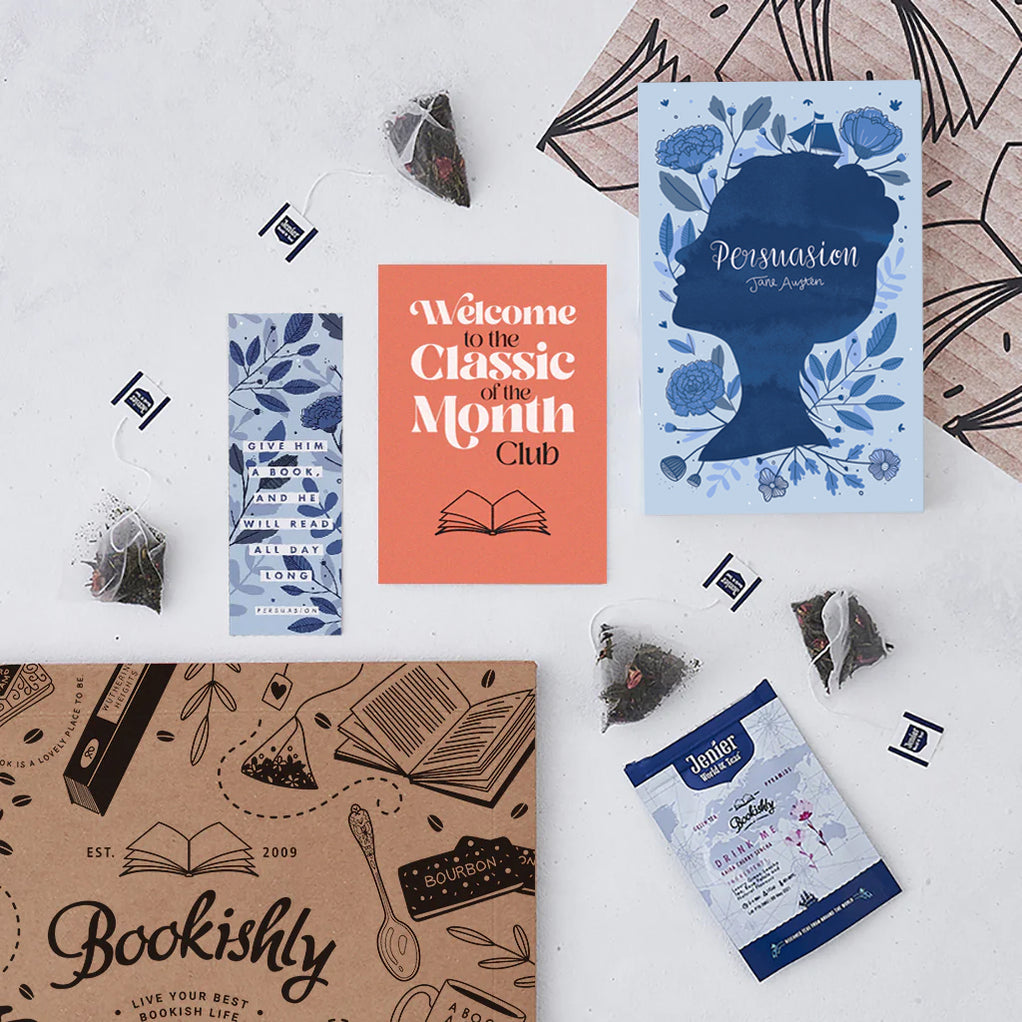 Classic Book Subscription Gift – Monthly Literary Box with Tea or ...