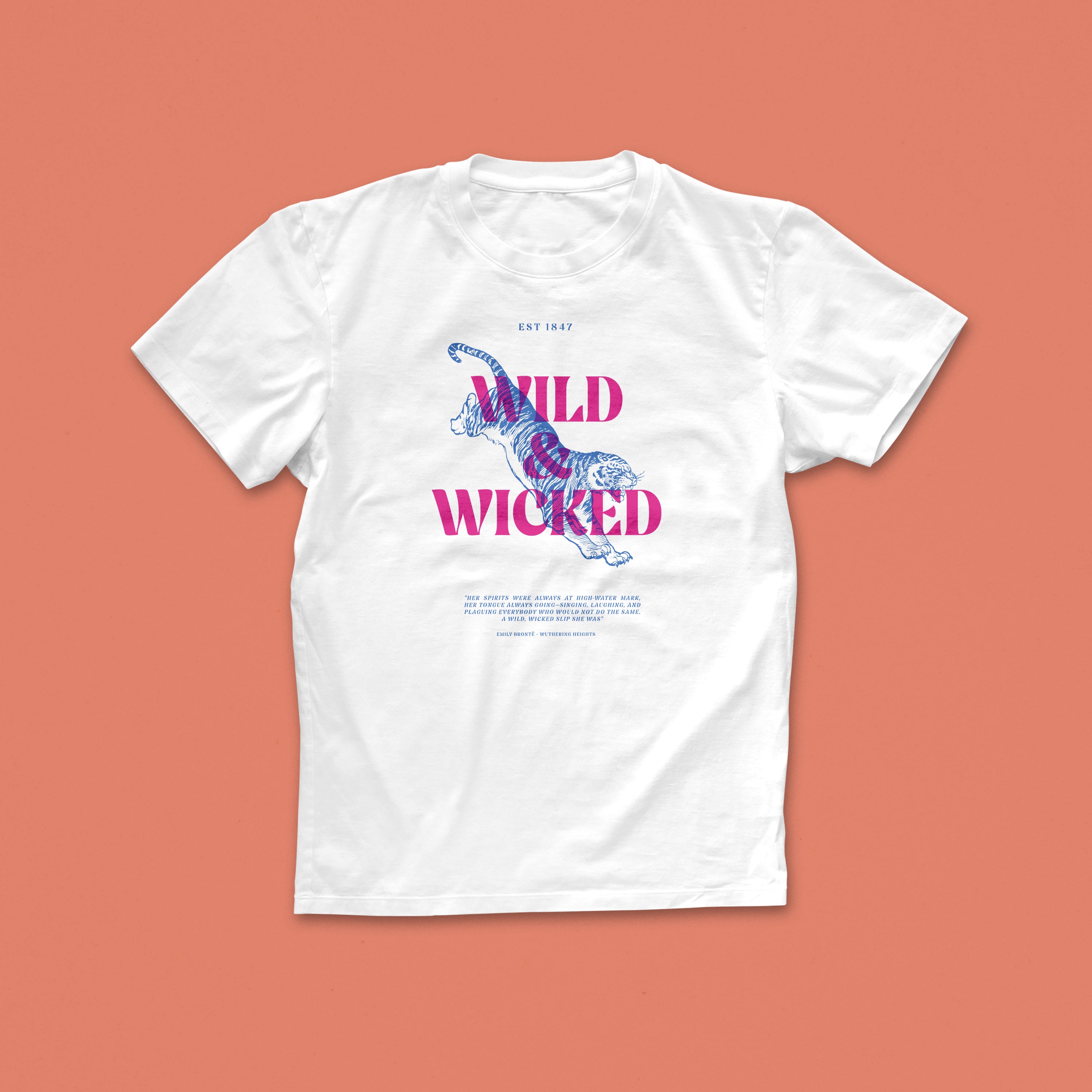 Wild and Wicked - National Theatre Brontë Merch T-shirt — Bookishly