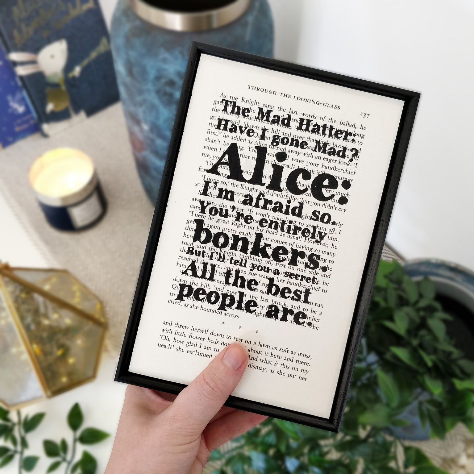 Framed Book Page Prints – Art & Quotes for Book Lovers — Bookishly