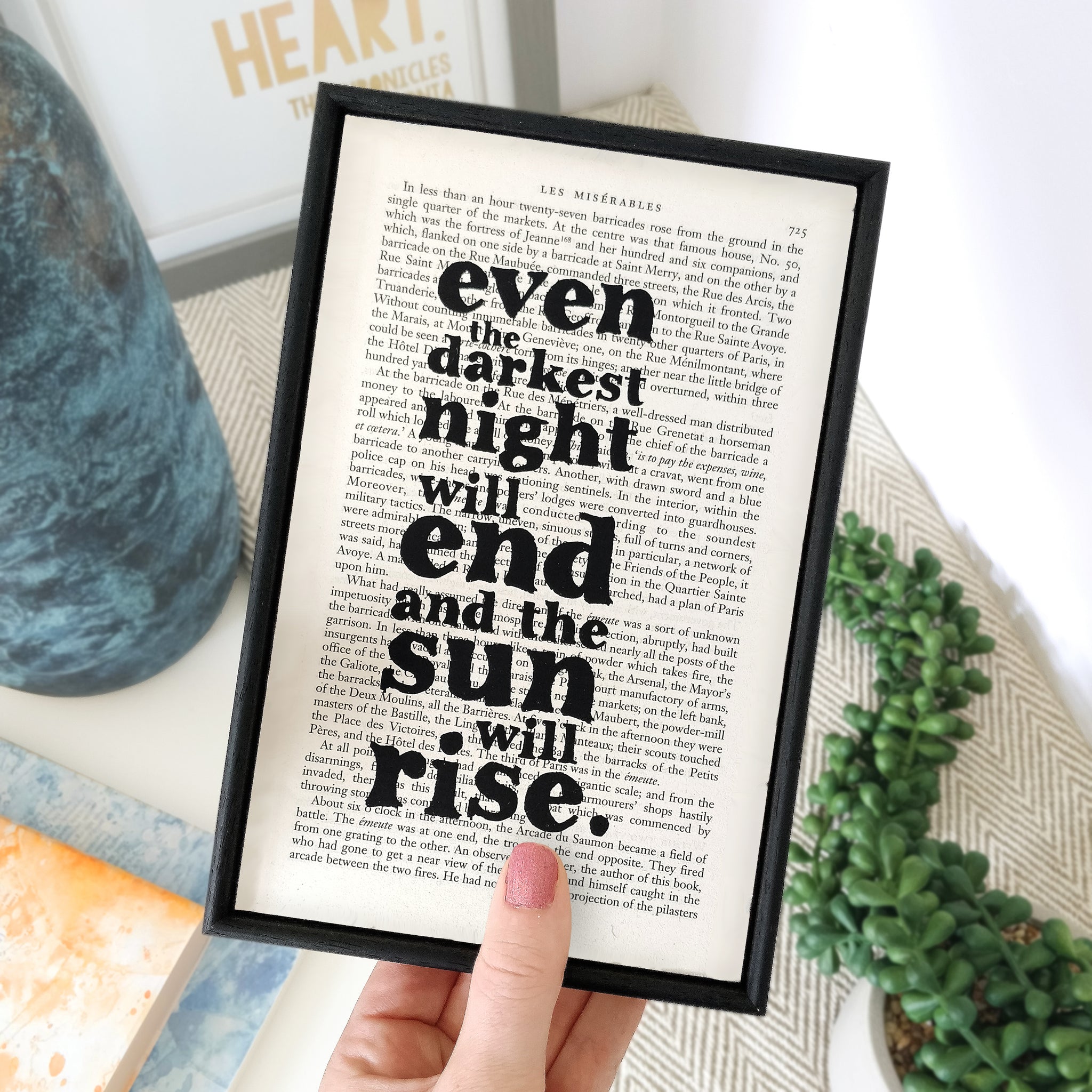 Framed Book Page Prints – Art & Quotes for Book Lovers — Bookishly