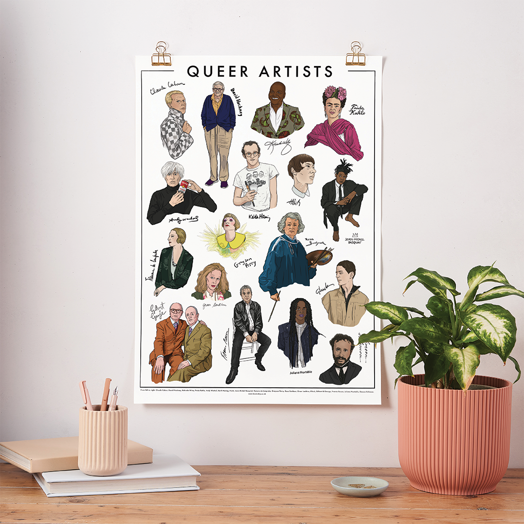 Queer Artists Poster — Bookishly