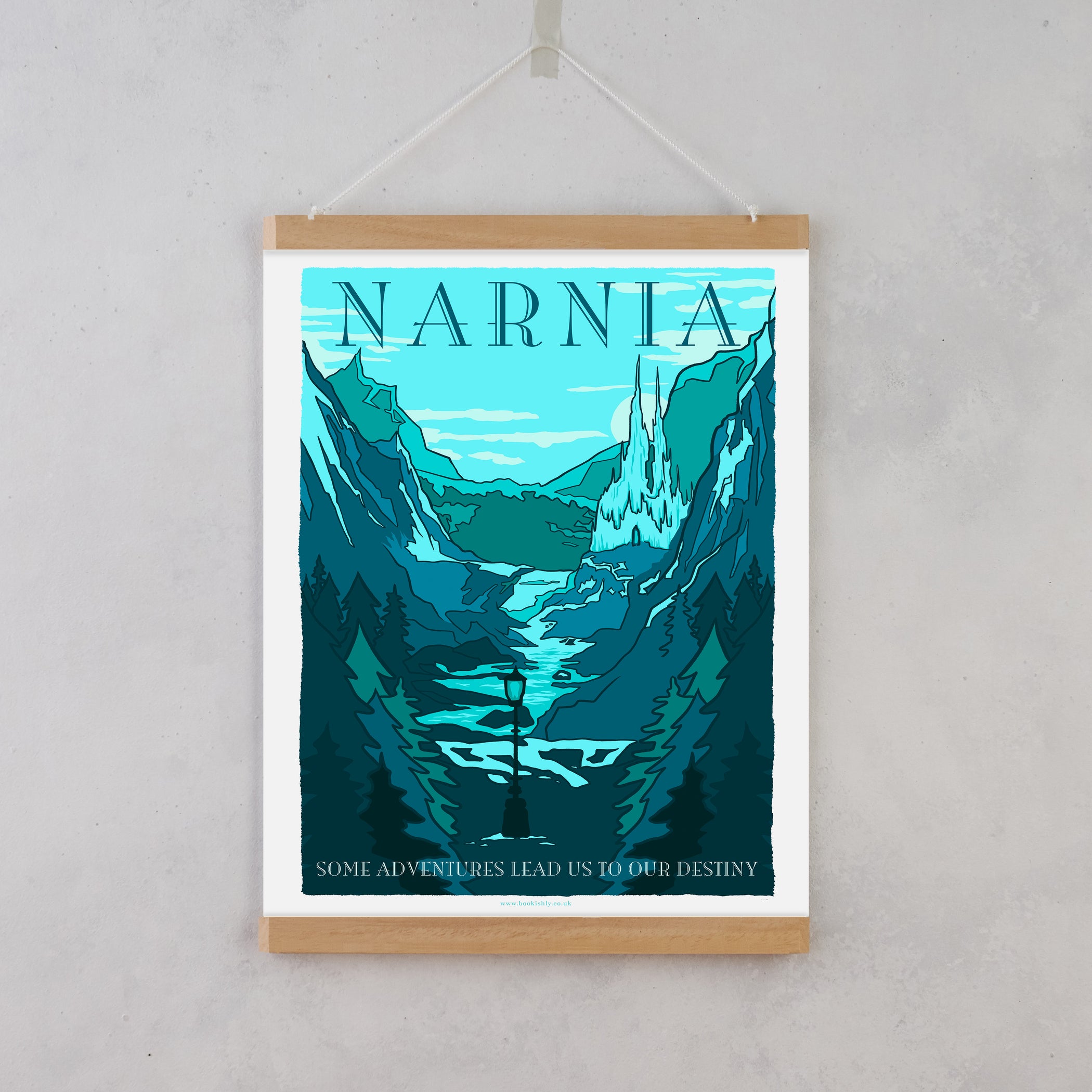 Narnia Fictional Travel Poster — Bookishly