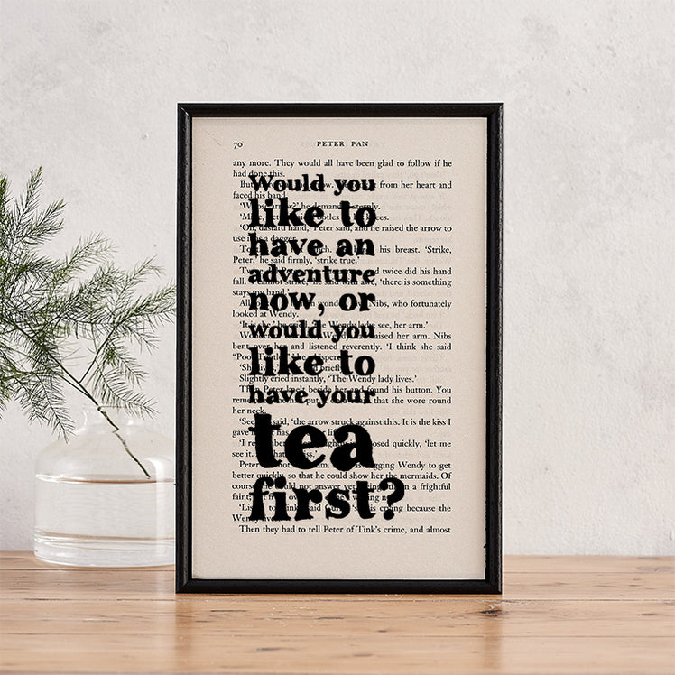 Framed Book Page Prints – Art & Quotes for Book Lovers — Bookishly