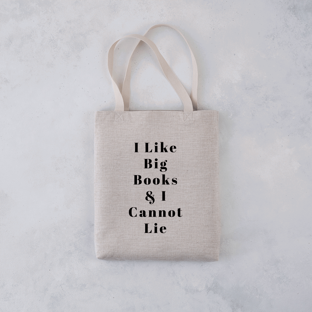 Customised Slogan Tote Bag — Bookishly